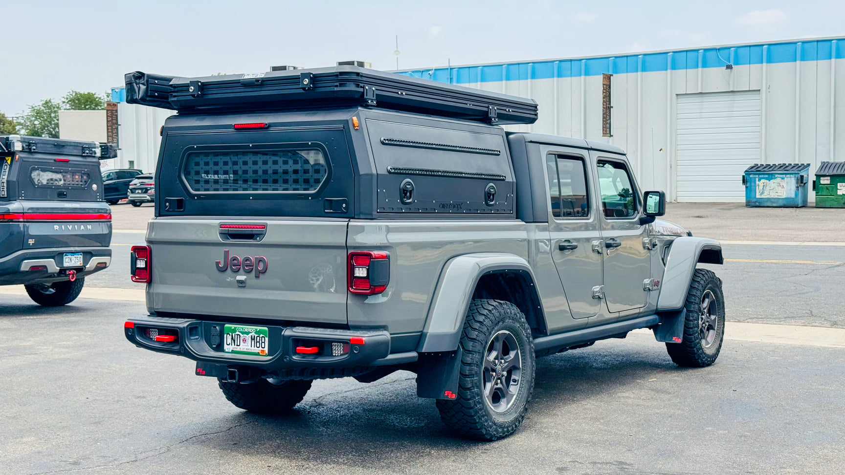 Full Wing Truck Cap Topper & Overland Camper Shell for Work, Camping ...