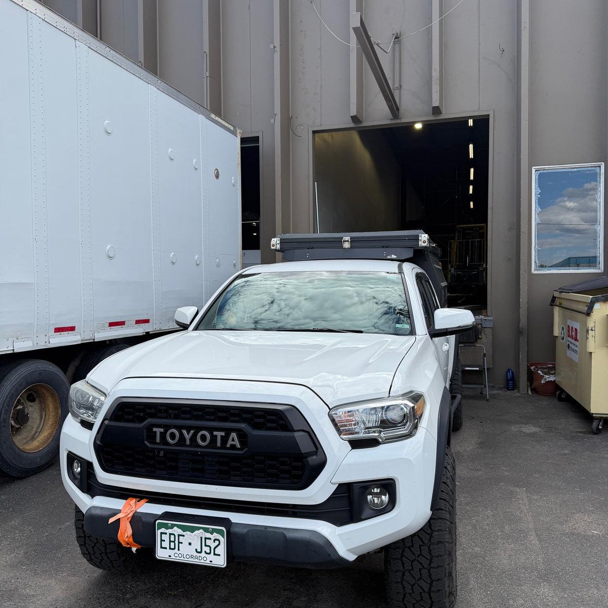 Dirtbox Canopy Camper Wind Deflector – All Aluminum, Noise Reduction ...