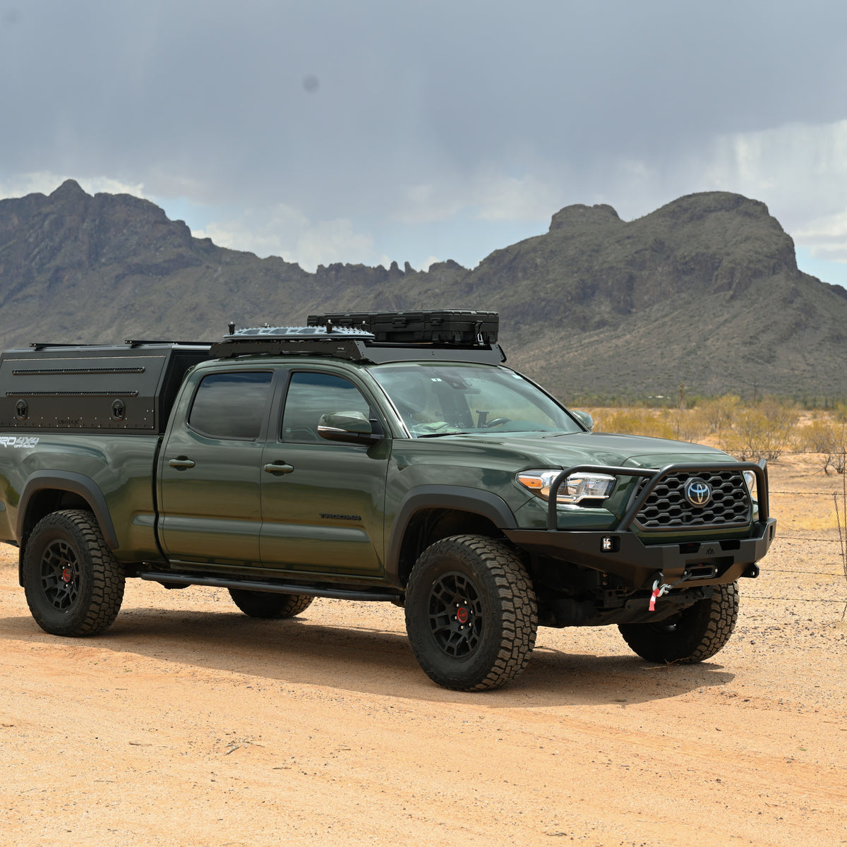 Full Wing Truck Cap Topper & Overland Camper Shell for Work, Camping ...