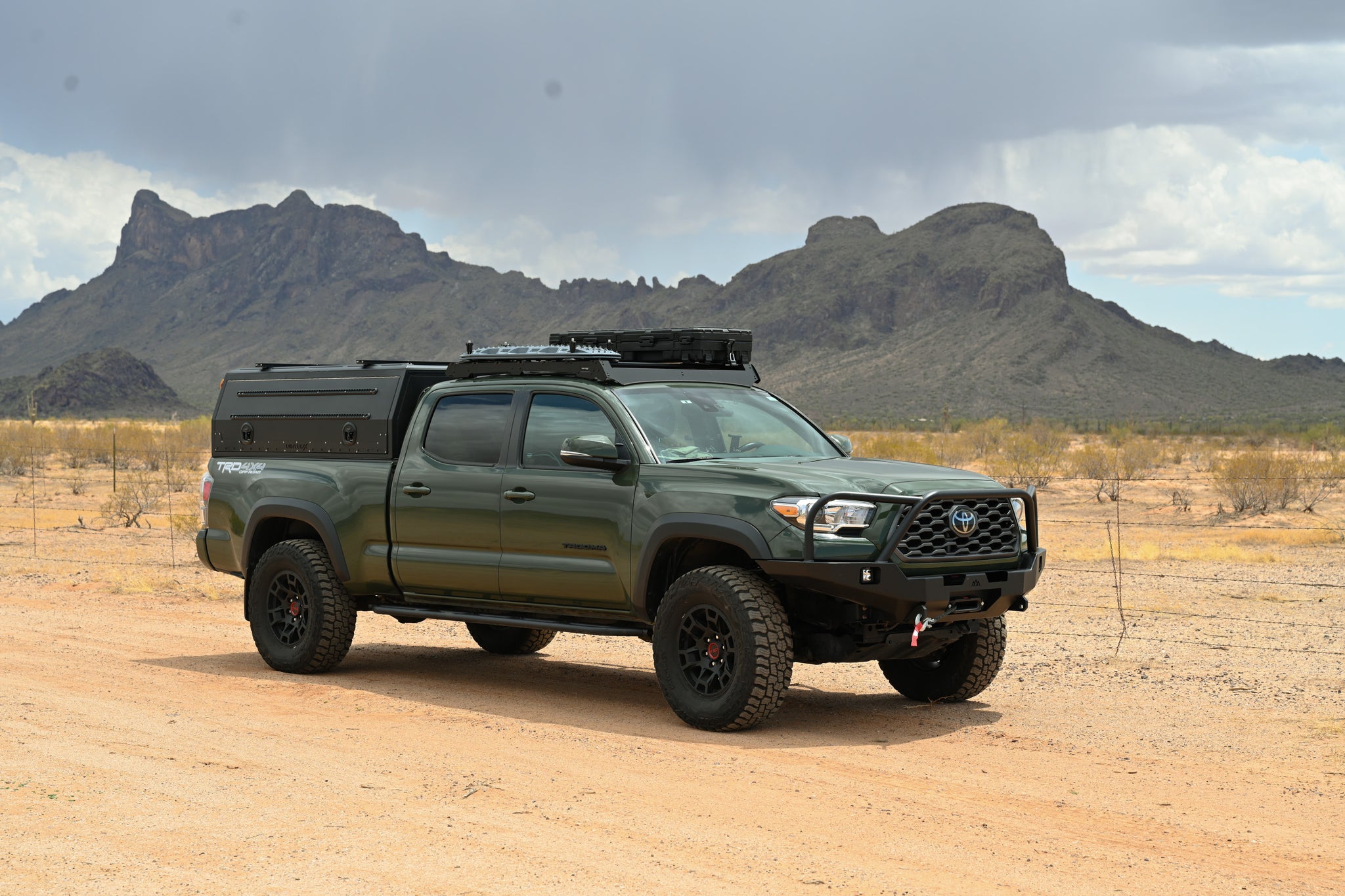 Full Wing Truck Cap Topper & Overland Camper Shell for Work, Camping ...