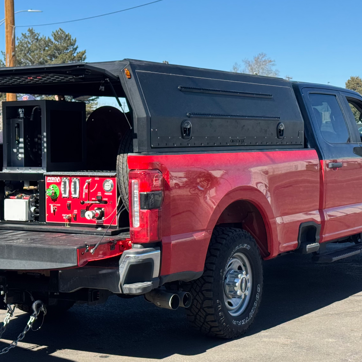 Full Wing Truck Cap Topper & Overland Camper Shell for Work, Camping ...