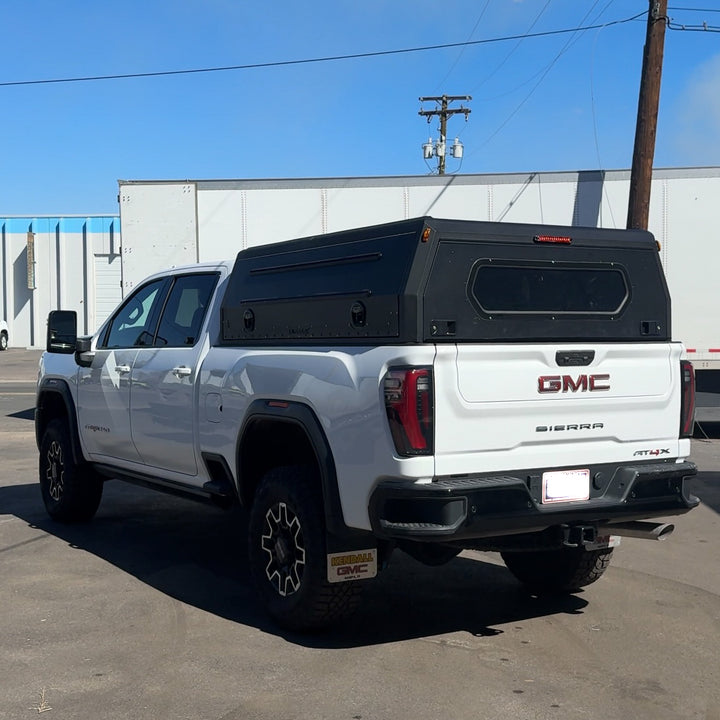 Full Wing Truck Cap Topper & Overland Camper Shell for Work, Camping ...