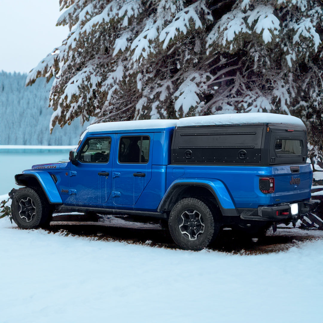 Full Wing Truck Cap Topper & Overland Camper Shell for Work, Camping ...